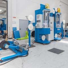 WTM vertical cable taping machines for tape application