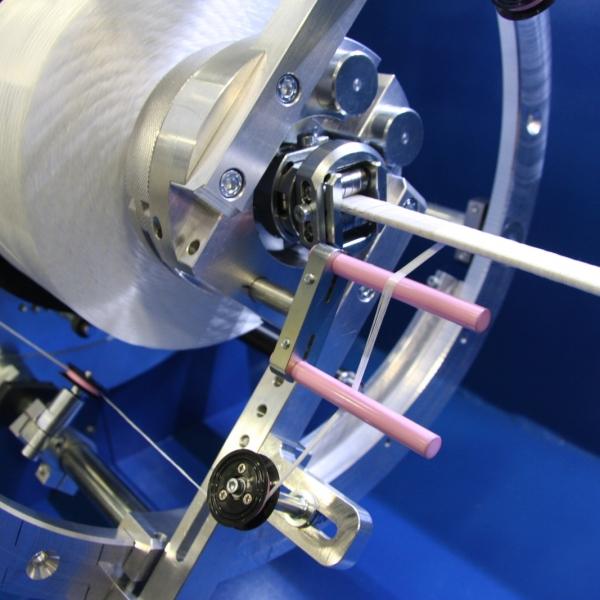 Spinning Machines for Fiberglass Application on Cables | WTM Srl