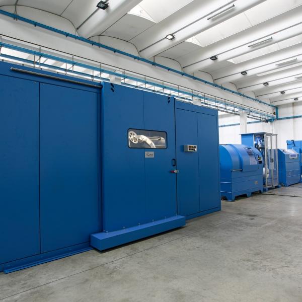 WTM Single-Twist Stranding Line, with Single Shaft Design