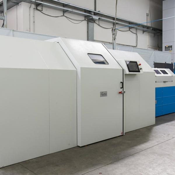 Single-Twist Stranding Line for Ultra Flexible Cables Screening