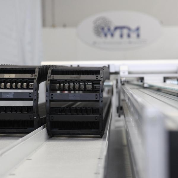 WTM specific Machine designed for Drag Chain Tests on Cables