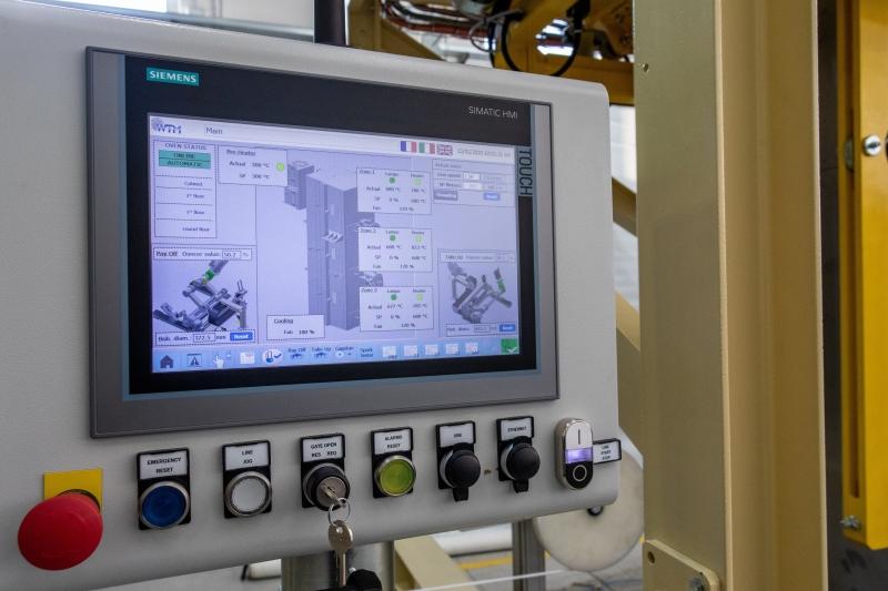 Vertical cable sintering ovens